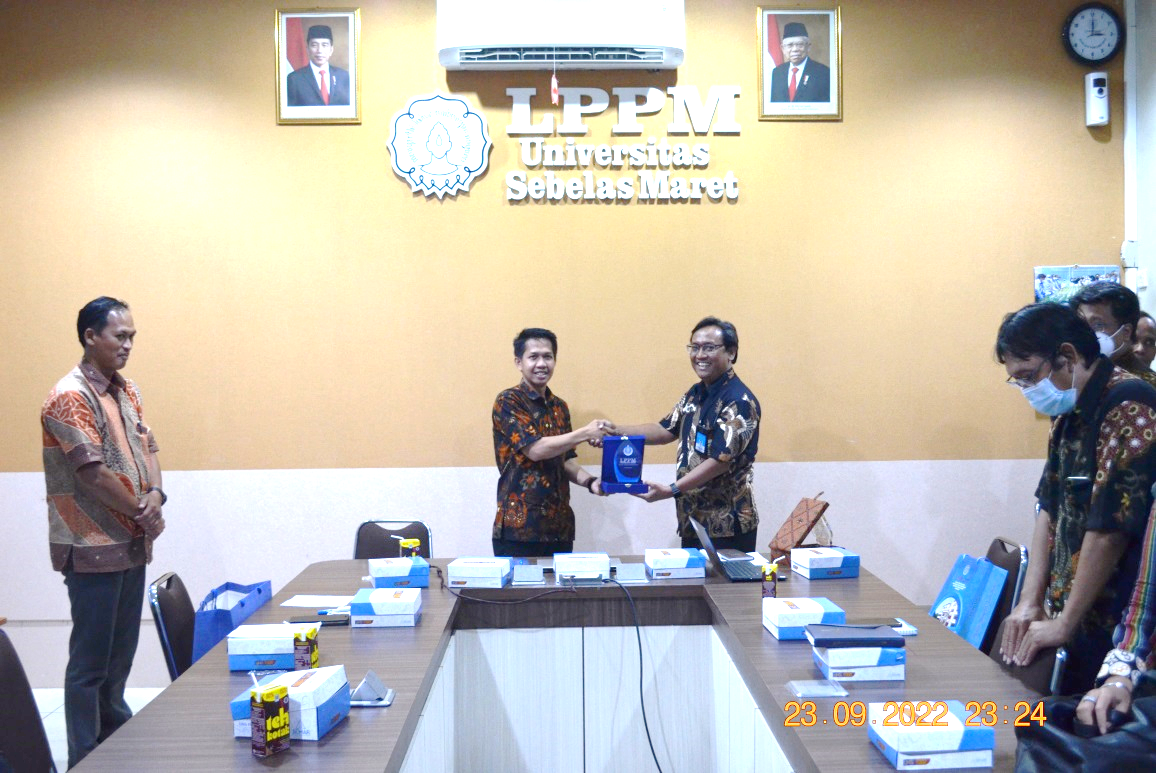 LPPM Universitas Bangka Belitung berkunjung ke LPPM UNS dalam rangka Optimalkan Program P2M dan ...